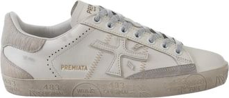 Premiata Femme, Chaussures, Blanc, Taille: 37 EU Stevend Baskets