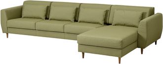 IKEA SLATORP 4er-Sofa mit Récamiere