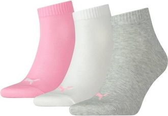 Puma Plain Quarter-Socken 3er-Pack