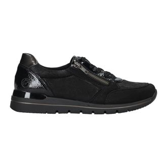 Remonte Eleganter Schwarzer Sneaker mit Lackdetails - - Shoes - Damen - Schwarzk - 36 EU