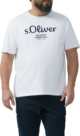 s.Oliver Baumwoll-T-Shirt mit Logo-Print
