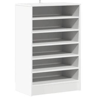 vidaXL Schuhschrank Wei&szlig; 60x35x92 cm Holzwerkstoff Vidaxl