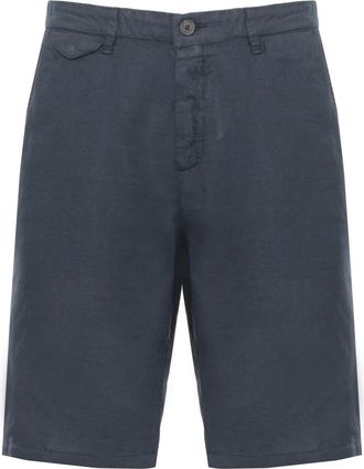 Myths Homme, Shorts, Bleu, Taille: 3XL Shorts Bermuda en M&eacute;lange de Lin