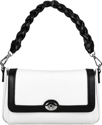 Collezione Alessandro Schultertasche Schwarz-Wei&szlig;