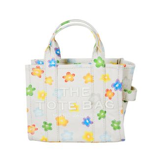 Marc Jacobs Femme, Sacs, Multicolore, Taille: ONE Size The Wild Daisy Canvas Small Tote Bag