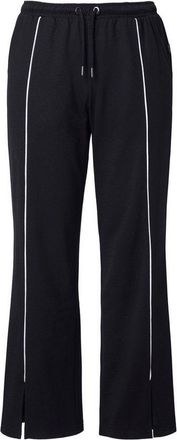 Ulla Popken Jogginghose Jogginghose Paspeln gerades Bein Elastikbund