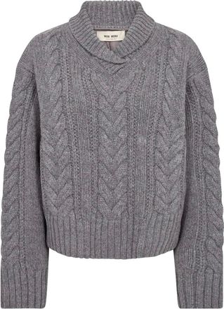 Mos Mosh MOS Mosh - Maille &agrave; col rond - Femme - Pulls - Gris - Taille: 44 FR