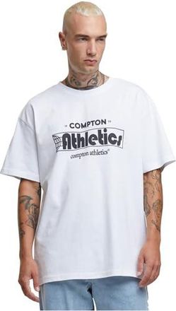 Mister Tee Mt3526-compton Athletic Club Oversize Tee T-Shirt, Blanc, M Homme