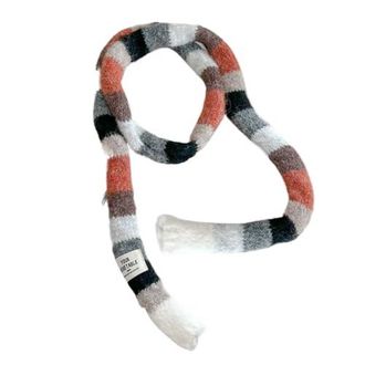 Generico Écharpe tricotée rayée - Collection premium au design mince et coloré, technologie de protection de la déformation du cou ultra douce, structure en ti