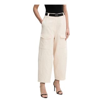 Liu Jo Damen, Hosen, Beige, SGr&ouml;&szlig;e