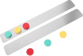 Angoily 2st&uuml;cke Magnetstreifen zum Aufkleben aus Metall f&uuml;r Pinnwand Wandtafel oder K&uuml;hlschrank mit Selbstklebender R&uuml;ckseite und Vielseitiger Anwendung f&uuml;r F