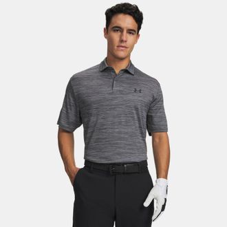 Under Armour Matchplay Polo f&uuml;r Herren Castlerock / Stahl / Schwarz XXL