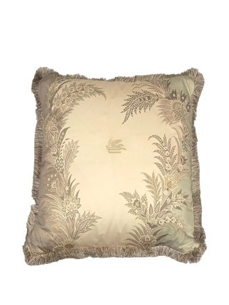 Etro Home coussin brodé (45 cm x 45 cm) - Tons neutres