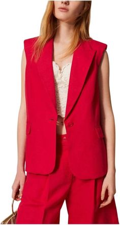 Twinset Femme, Vestes, Rose, Taille: 40 FR Veste Twin-set