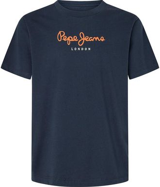 Pepe Jeans London Herren Eggo N T-Shirt, Blue (Dulwich Blue), XXL