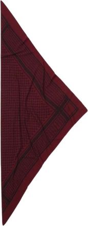 Lala Berlin unisex, Accessoires, Rouge, Taille: ONE Size &Eacute;charpe Triangle en Cachemire Bordeaux
