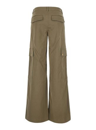 Michael Michael Kors Womens Cargo Trousers Green