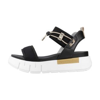 Nero Giardini Femme, Chaussures, Noir, Taille: 38 EU Sandales &agrave; Plateforme