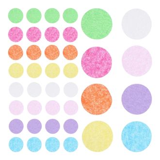 Lurrose 15 St&uuml;ck Pack Buntes Rundes Papierkonfetti 25cm Farbenfrohe Konfettikreise aus Seidenpapier f&uuml;r Partytische Hochzeits und Geburtstagsdekoration