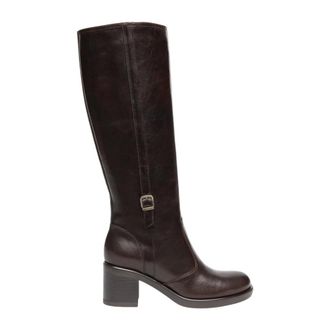 Nero Giardini Hoher Lederstiefel - - Shoes - Damen - Braun - 37 EU