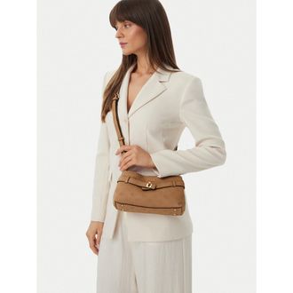 Guess Handtasche Guess Ella Logo Mini HWPD97 46730 Dunkelbeige
