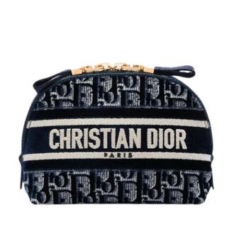 Dior Pre-owned Samttasche - - Pre-owned - Damen - Blau - ONE SIZE