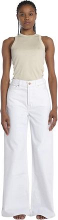 Scotch & Soda Femme, Jeans, Blanc, Taille: W27 The Wave Wide Leg Jeans