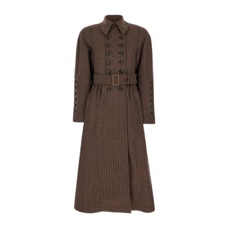 Chlo&eacute; Femme, Manteaux, Multicolore, Taille: 36 FR Manteau crois&eacute;