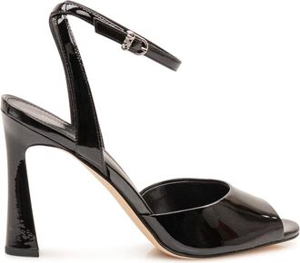 Michael Kors Femme, Chaussures, Noir, Taille: 38 1/2 EU Sandale Rosie en cuir verni