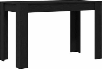 Generic Esstisch, Minimalistischer, Stil Esszimmertisch, K&uuml;chentisch, Tisch, Esszimmer/K&uuml;che/Wohnzimmer Wei&szlig; 120x60x76cm Holzwerkstoff (Schwarze Eiche)