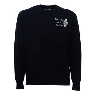 MC2 Saint Barth Pull-over Heron Light &agrave; col rond - Homme - Pulls - Bleu - Taille: S