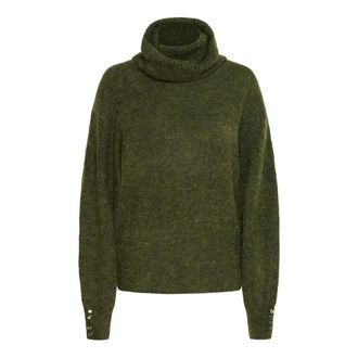 Ichi Ihkamara RN2 Strik 20121996 - - Knitwear - Damen - Gr&uuml;n - XL