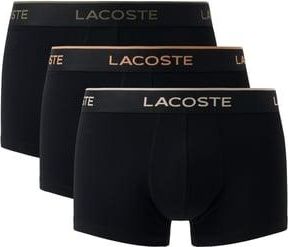 Lacoste Lot de 3 boxers en coton m&eacute;lang&eacute;