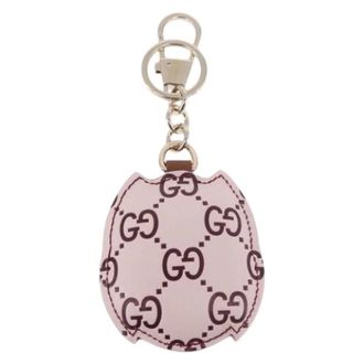 Gucci Pre-owned Canvas Key Holder - - Pre-owned - Damen - Rosa - ONE SIZE