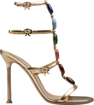 Gianvito Rossi Femme, Chaussures, Multicolore, Taille: 37 1/2 EU Shanti Gladiator Sandal