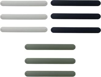 Generic 9 Stück Flip Wraps mit Silikon überzogene Streifen, Flip-Geschenkpapierhalter, Posterhalter, Papierrollenhalter, Stabilisator, Schlagbänder für die Au