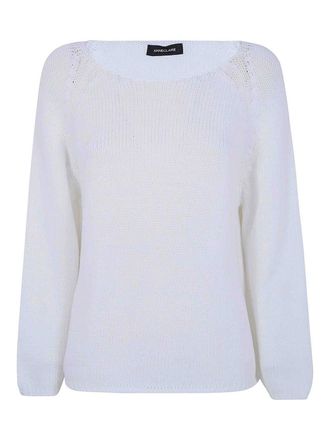 Anneclaire Pull Col Rond - Blanc
