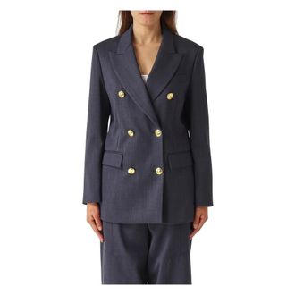 Pinko Pinko, Femme, Vestes, Bleu, Taille: 36 FR Blazers