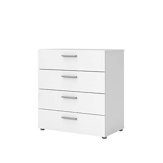 Tvilum Kommode mit vier Schubladen, wei&szlig;e Farbe, 70 x 82 x 40 cm