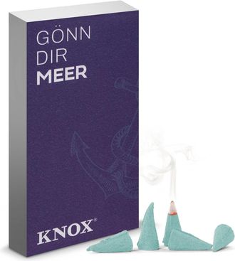 Rudolphs Schatzkiste Räucherkerzen Young Knox Räucherkerzen (24) mit Spruch Gönn dir Meer BxHxT 6,5x12x2,2cm NEU Duftkerze Räucherstab Rauchen Rauchfigur Rauchmann Räucher