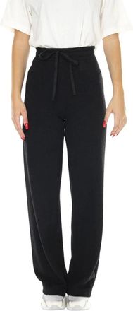 Thinking Mu Femme, Pantalons, Noir, Taille: 42 FR Wide Pantalons