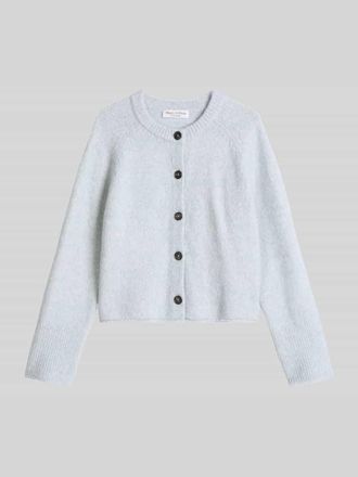 Marc O'Polo Strickjacke aus Alpaka Wolle mit Rollsaum