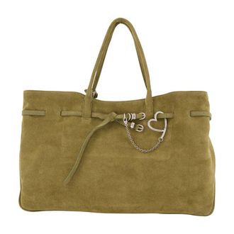 Marge Sherwood Suede Leather Tote Bag