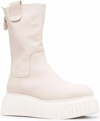 AGL Agl, Femme, Chaussures, Beige, Taille: 41 EU Bottes Milagros