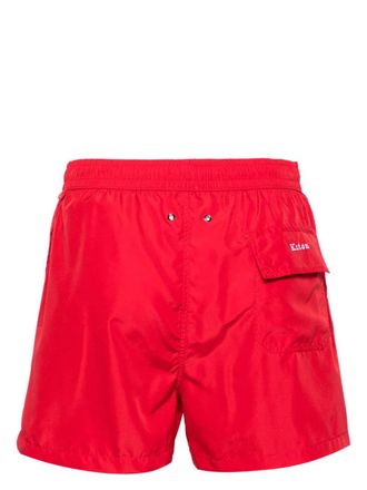 Kiton Womens Drawstring-Waist Swim Shorts Ss24 M