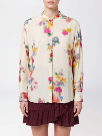 Isabel Marant Chemise en viscose &agrave; imprim&eacute; floral avec col mao