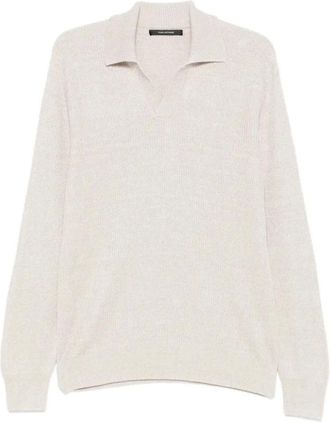 Tagliatore Homme, Pulls, Gris, Taille: XL Kendall Ribbed Sweater