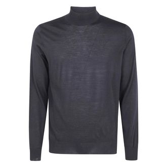 FILIPPO DE LAURENTIIS Pull Col Montant Simili - Homme - Pulls - Noir - Taille: 5XL