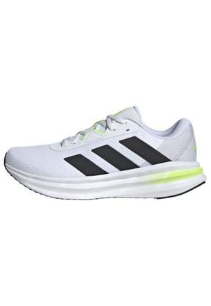 adidas Adidas Homme Galaxy 7 Running Shoes, FTWR White/Core Black/Solar Slime, 46 2/3 EU