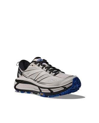 Hoka One One Mens Sneakers Mafate Speed White Cobalt Blue White-Cobalt Upper: Synthetic Trainers White/cobalt